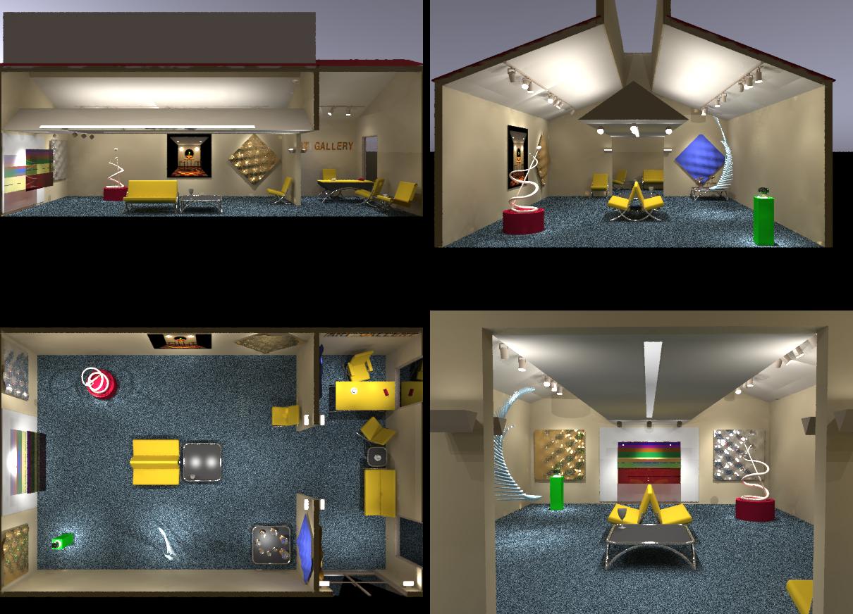 Color Figures for Chapter 3 of Rendering with Radiance